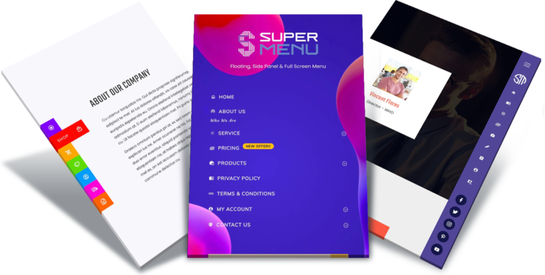 Home - Super Floating And Side Menu
